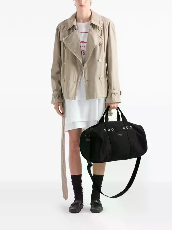 Prada Canvas Duffel Bag