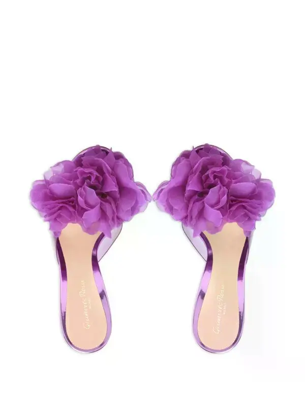 GIANVITO ROSSI Igea Floral Embellished Sandals