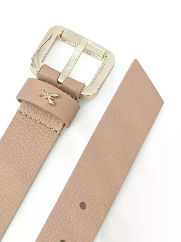 Patrizia Pepe Logo Detail Buckle Belt - Neutrals