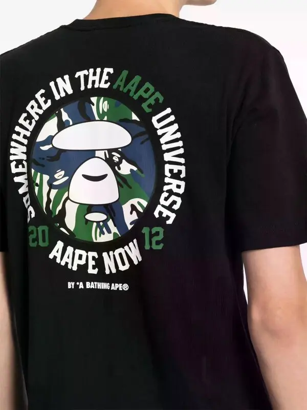 AAPE BY *A BATHING APE Graphic-print Cotton T-shirt