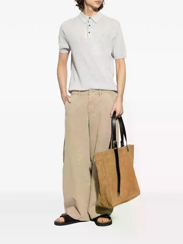 ALLSAINTS Short-sleeved Polo Shirt - Grey