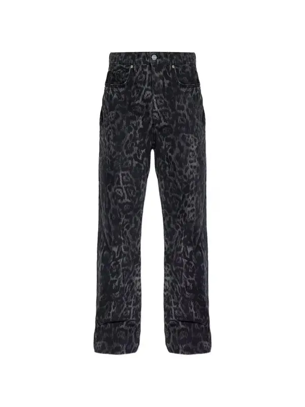 ALLSAINTS Blake Leopard Print Jeans