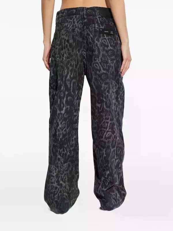 ALLSAINTS Blake Leopard Print Jeans