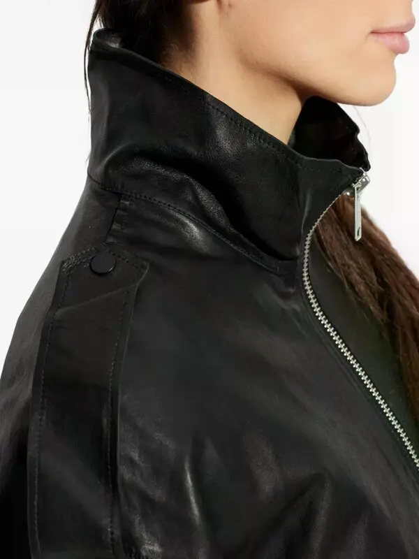 ALLSAINTS Leather Zipped Jacket