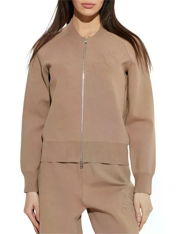 ALLSAINTS Sonny Zip-up Cardigan With Embroidered Detail