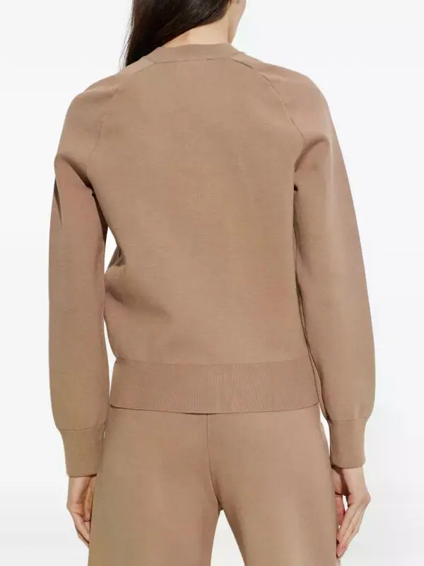 ALLSAINTS Sonny Zip-up Cardigan With Embroidered Detail