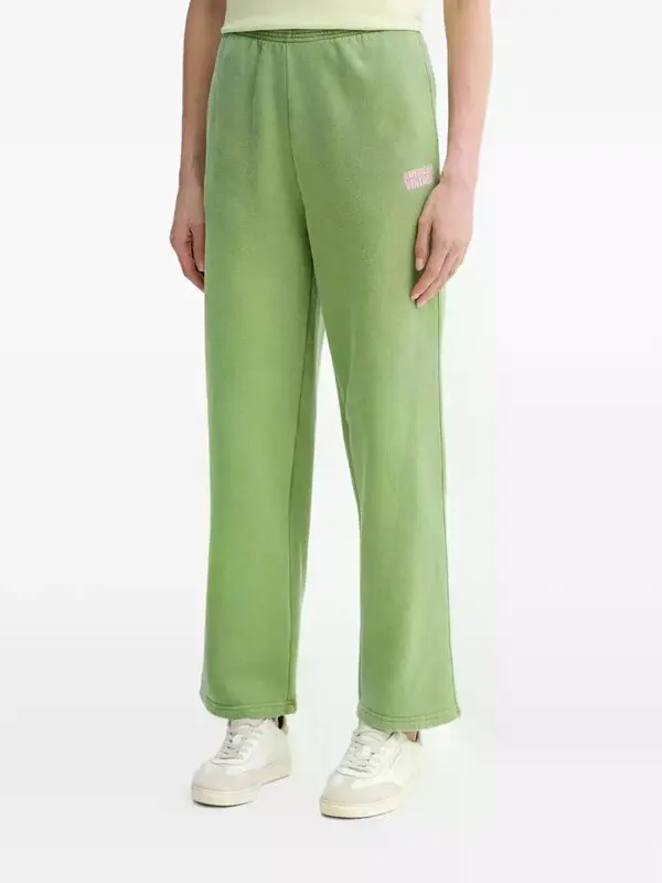 American Vintage Plizzy Logo-print Elasticated Waistband Trousers