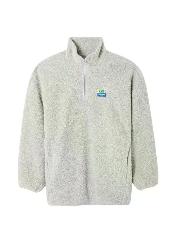 American Vintage Hoktown Half-zip Sweatshirt - Grey
