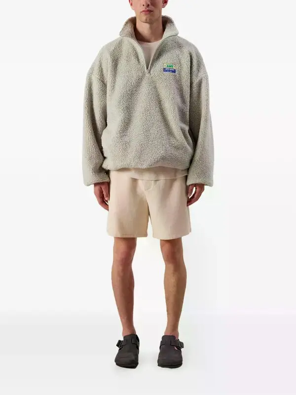 American Vintage Hoktown Half-zip Sweatshirt - Grey