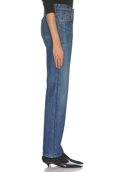 THE ROW Daciana Straight Leg Denim Trousers