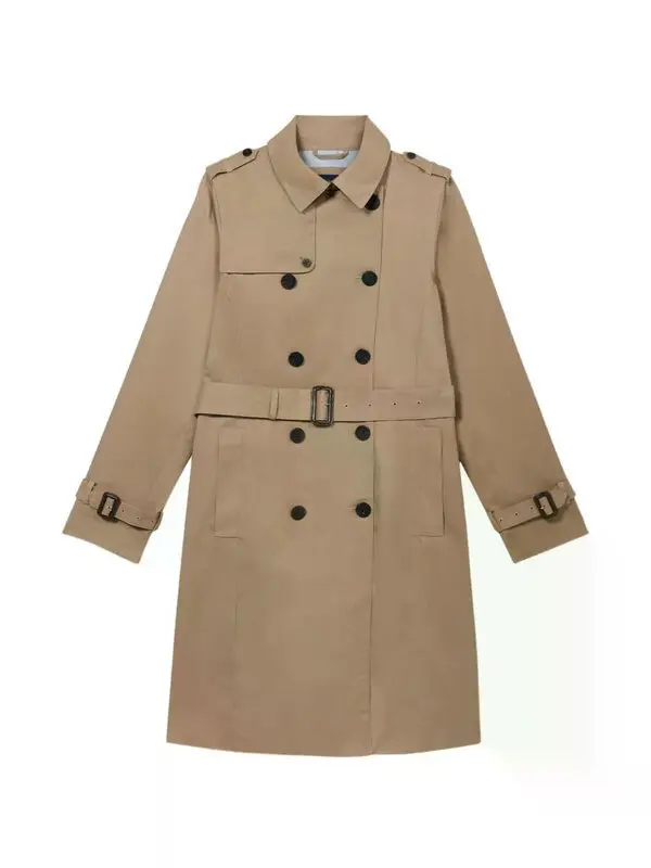 Brooks Brothers Double-breasted Belted Trench Coat