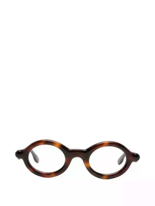 PALOCERAS Round-frame Glasses - Brown