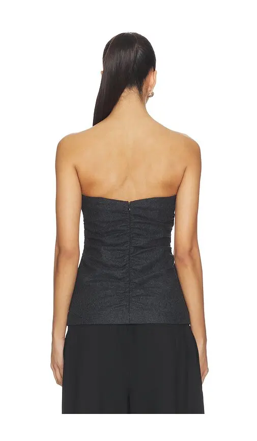 EAVES Helge Wool Flannel Structured Top
