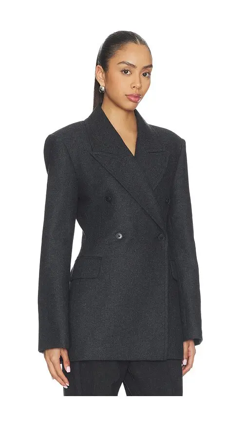 EAVES Hulda Wool Flannel Blazer