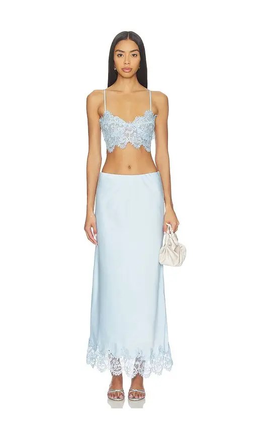 Bardot X Revolve Linella Lace Bralette In . Also - Blue