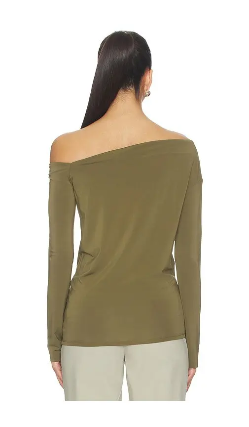 EAVES Jayne Off Shoulder Top - Olive