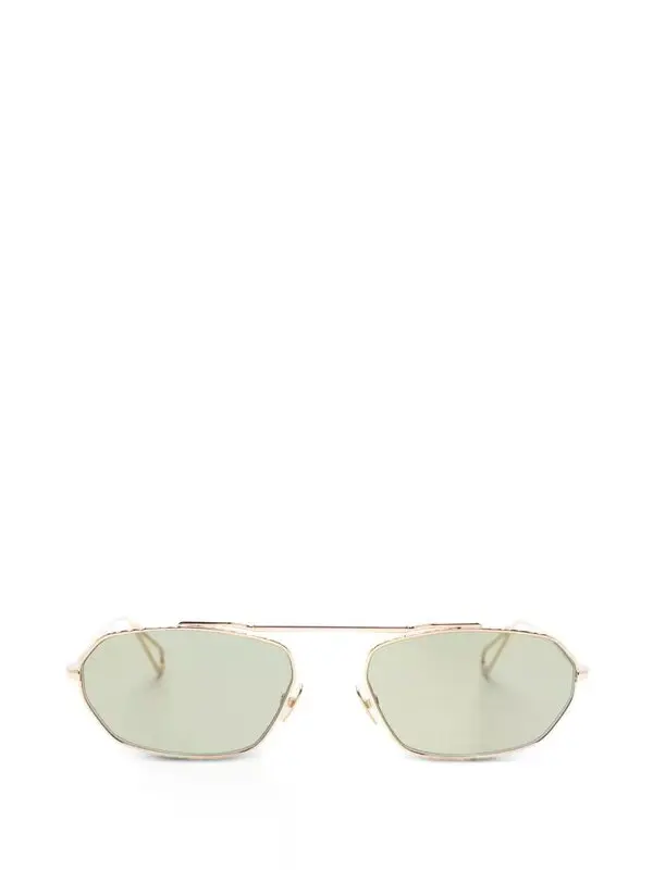 AHLEM Anjou Geometric-frame Sunglasses - Gold