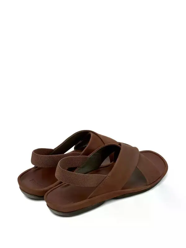 Camper Isla Crossover Strap Sandals - Brown