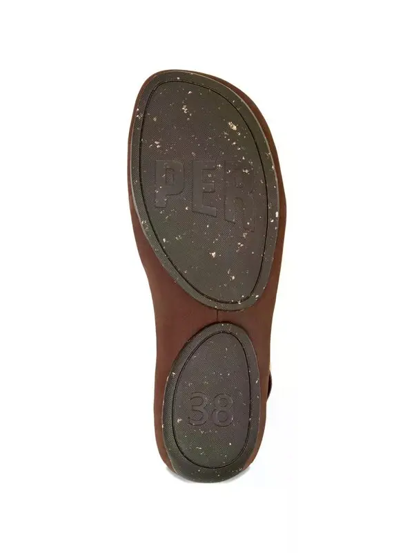 Camper Isla Crossover Strap Sandals - Brown