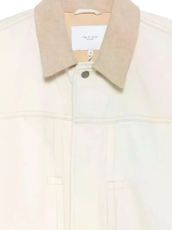 Rag & Bone Tonal Collar Denim Jacket