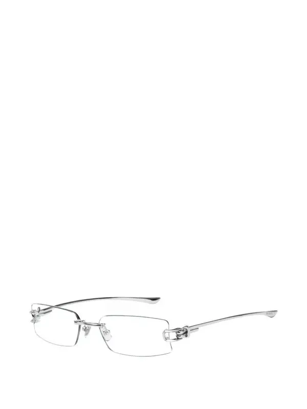 GENTLE MONSTER Gamot 02 Rimless Glasses - Silver