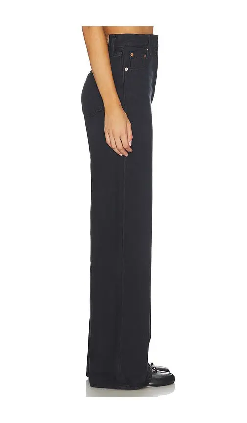 LEVI'S Ribcage Wide Leg Jeans - Black