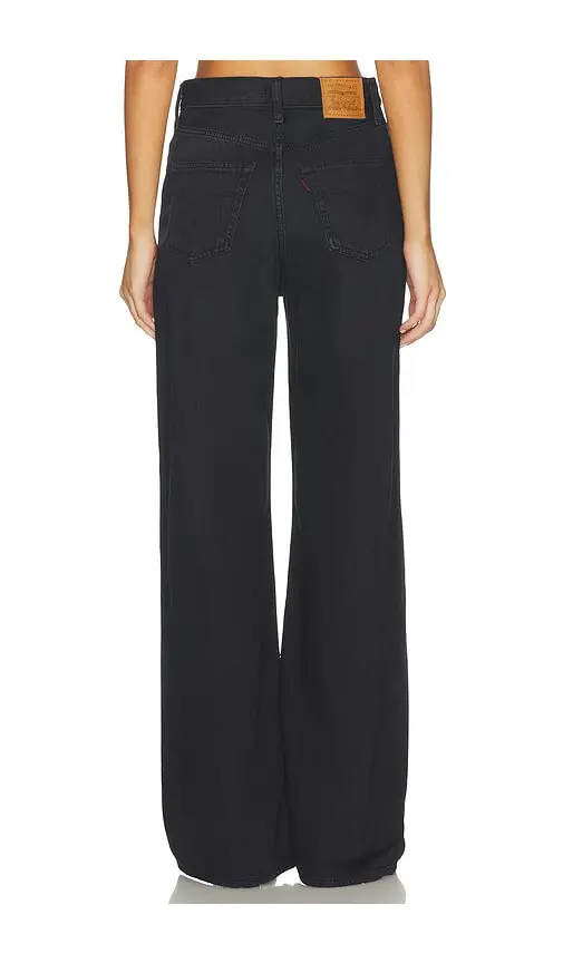 LEVI'S Ribcage Wide Leg Jeans - Black
