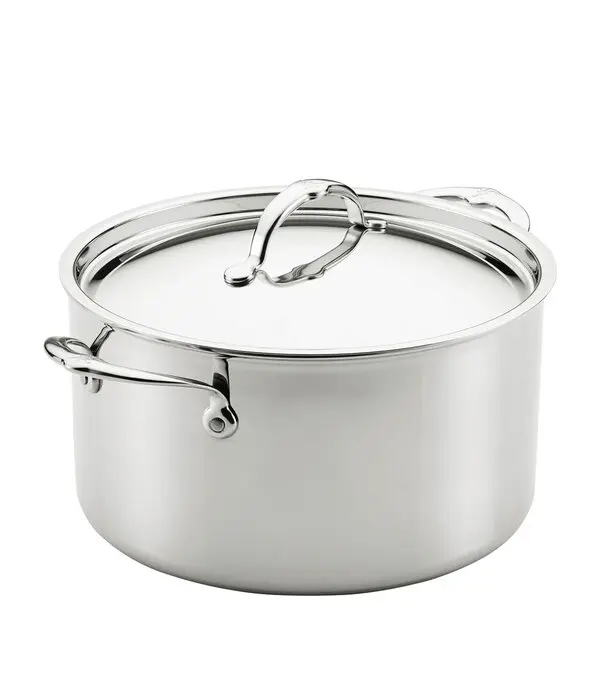 HESTAN Probond Luxe Covered Stockpot - Silver
