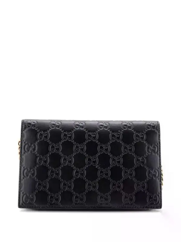 Gucci Icon Wallet On Chain Guccissima Leather Crossbody Bag