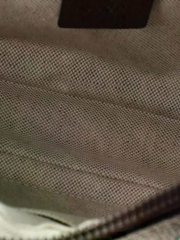 Gucci Zip Printed Gg Coated Canvas Belt Bag