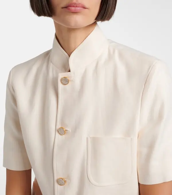 Loro Piana Linen And Wool Shirt