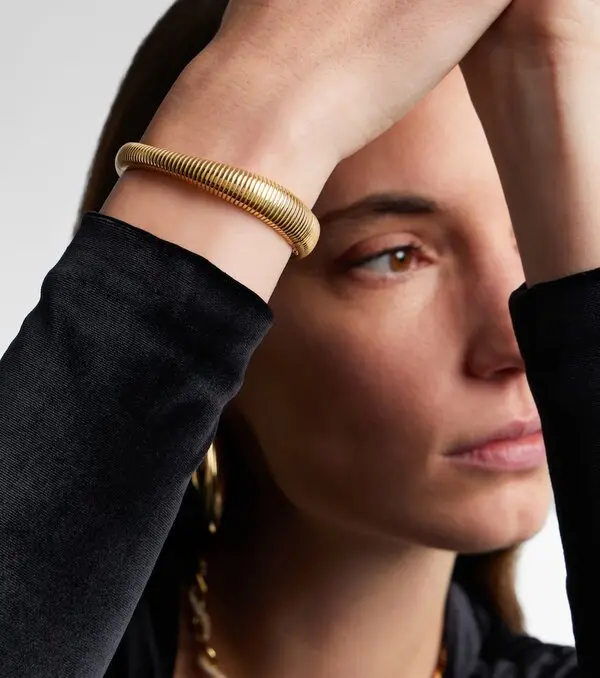 PAMELA ZAMORE Isla Flow Ii 18kt Bangle