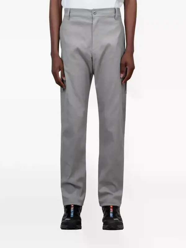 C.P. COMPANY Logo Patch Cargo Trousers - Grey