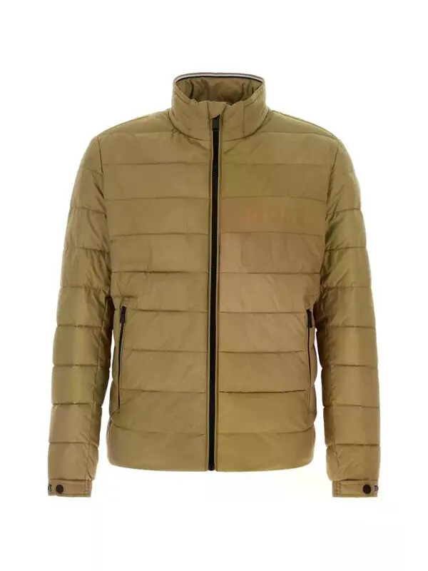 BOSS Padded Zip-up Jacket - Neutrals