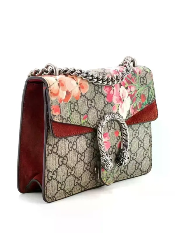 Gucci Dionysus Blooms Print Gg Coated Canvas Mini Shoulder Bag - Brown