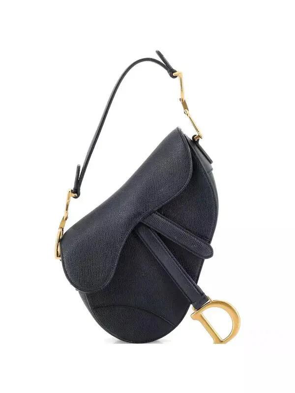 Dior Saddle Handbag Mini Shoulder Bag - Black