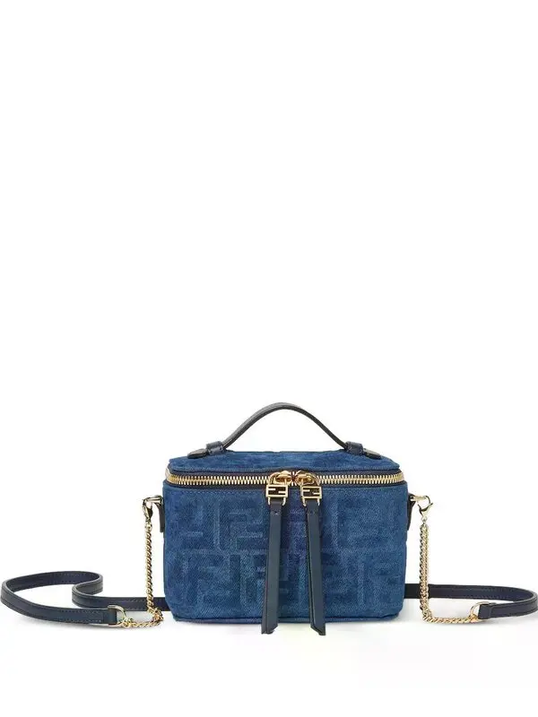 Fendi Vanity Mini Bag With Monogram - Blue
