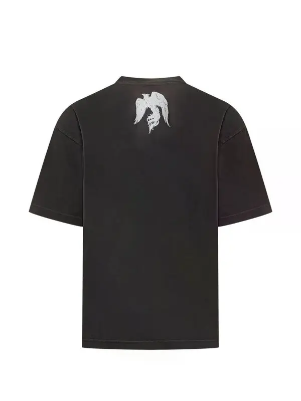 DIESEL® T-boggy-v6 Graphic-print T-shirt - Grey