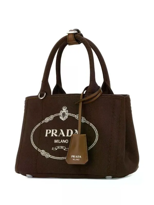 Prada Mini Jardinière Handbag - Brown