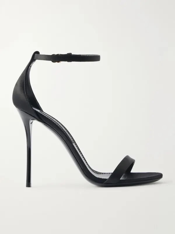 Dolce & Gabbana Satin High Heel Sandals