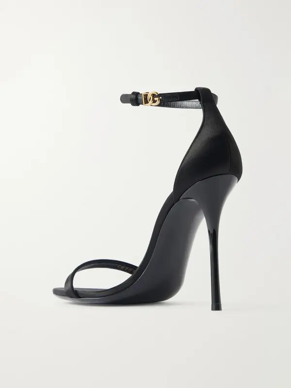 Dolce & Gabbana Satin High Heel Sandals