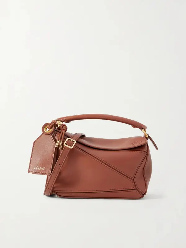 Loewe Featherlight Puzzle Mini Bag - Brown