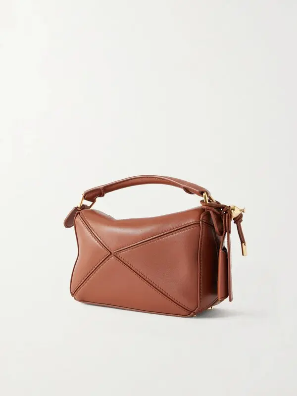 Loewe Featherlight Puzzle Mini Bag - Brown