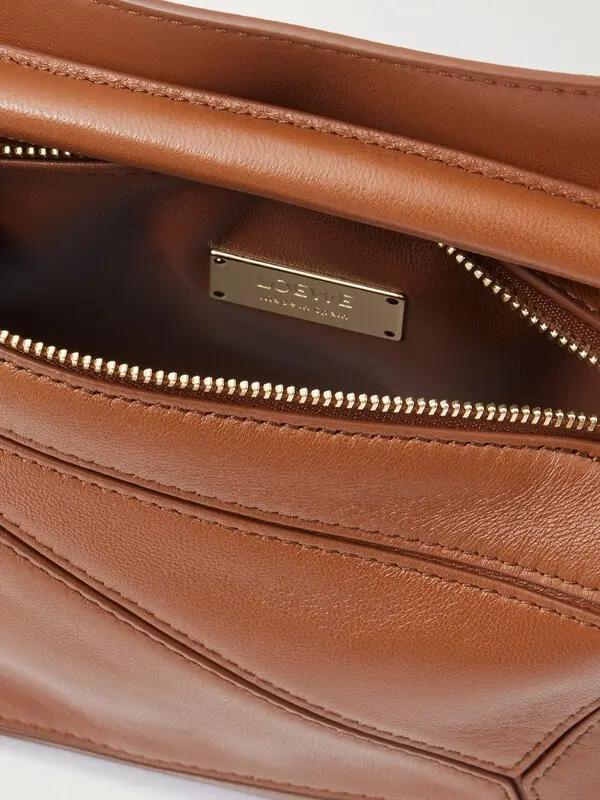 Loewe Featherlight Puzzle Mini Bag - Brown