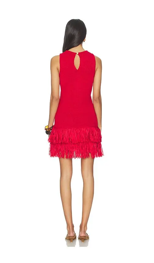Saylor Mick Dress With Frayed Hem