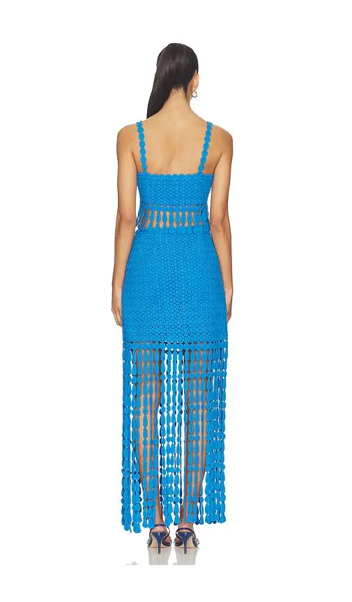Saylor Crochet Maxi Skirt And Top Set