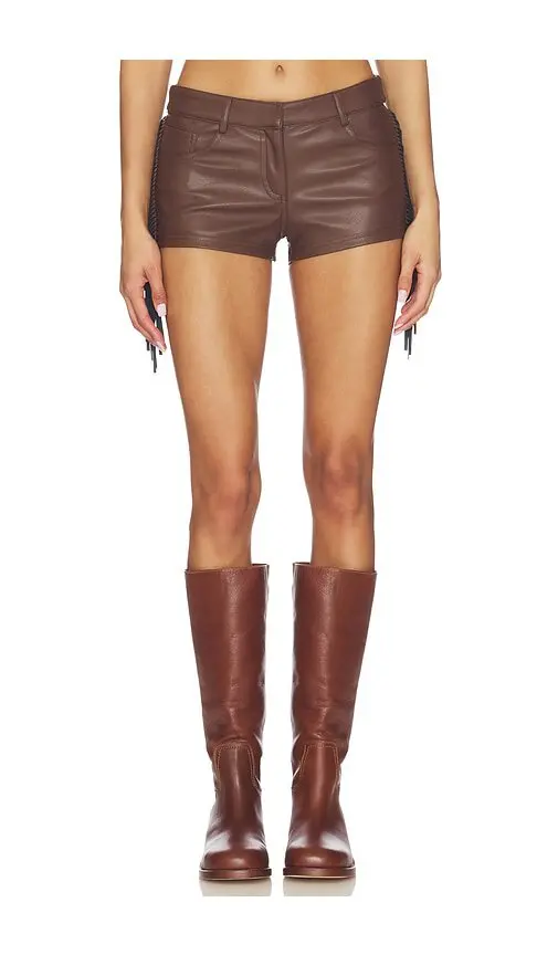 Superdown Karina Fringe Short