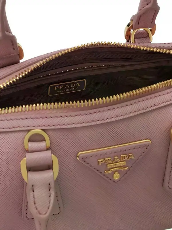 Prada Leather Tote Bag - Pink
