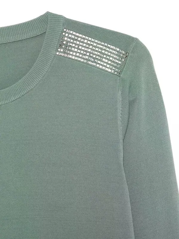 Liu Jo Embellished Crew Neck Sweater