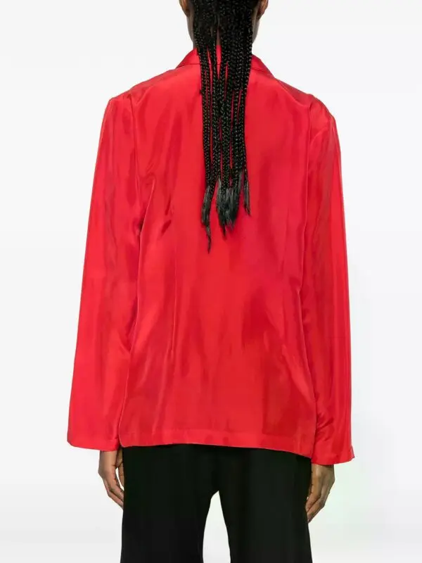 P.a.r.o.s.h Saxon Button Patch-pocket Blazer - Red
